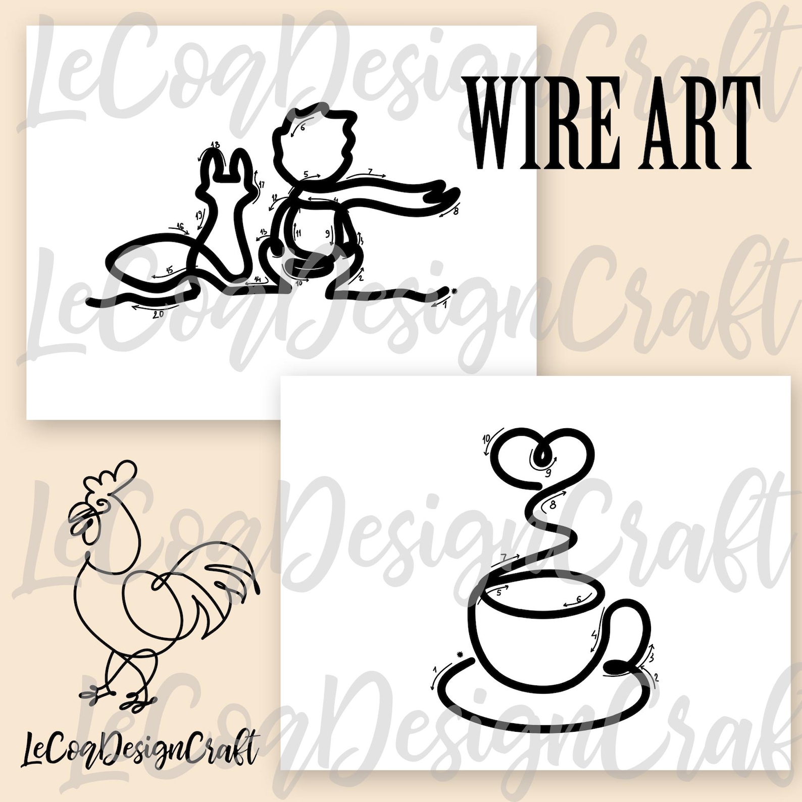 Books Wire Art Template: "coffee WIRE Templates" Booklover Knitted Wire ...