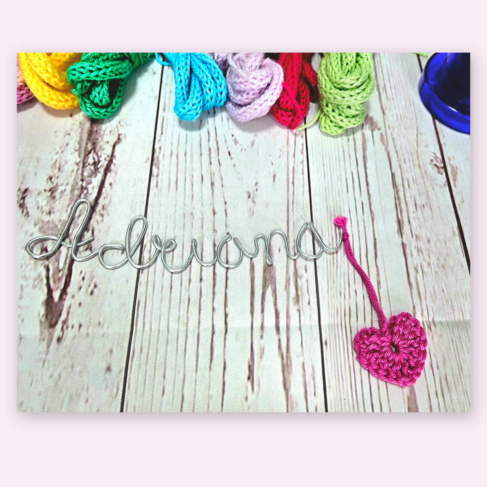 Mini Letter Template for Knitted Wire Art: "numbers WIRE Templates ...