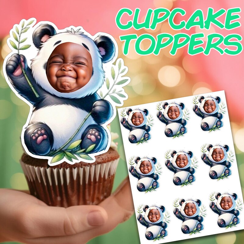 Cute Panda Toppers - Etsy