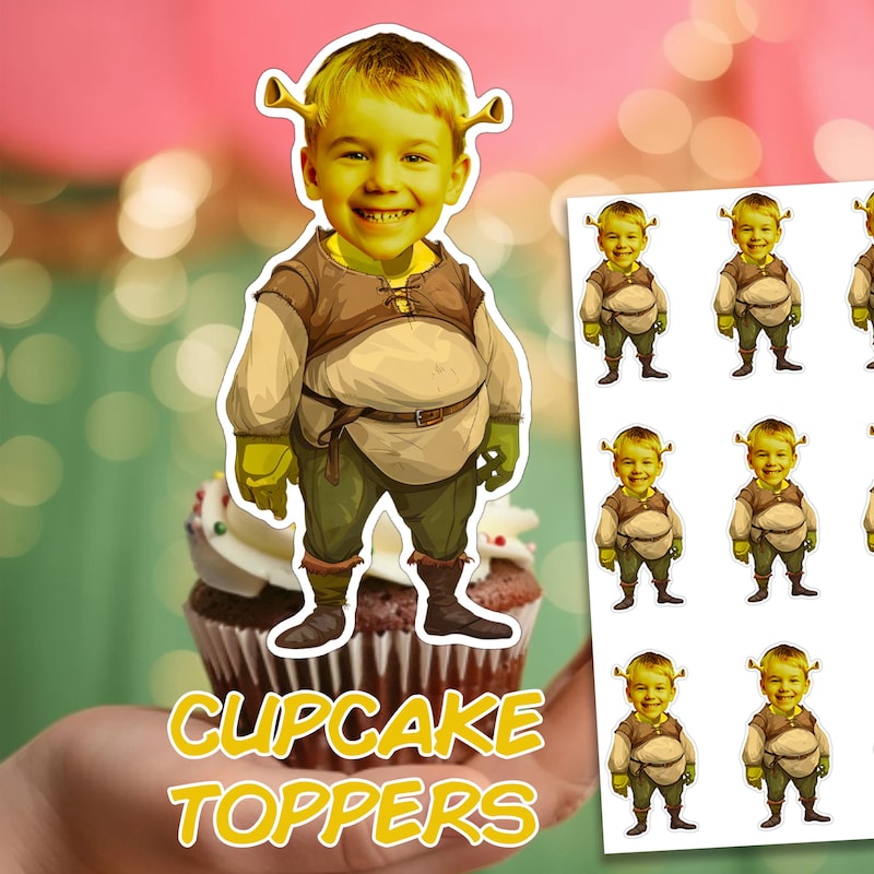 Shrek Personalized Face - Etsy