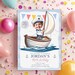 Sailor Birthday Invitation: "custom FACE Invite" Nautical Party Design ...