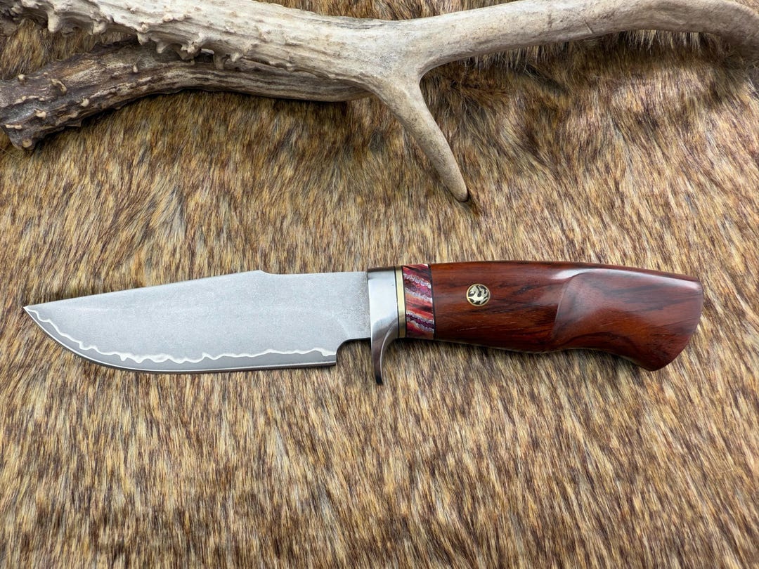Handmade Uzi Steel Tactical Dagger–outdoor Bowie Knife With Rosewood ...