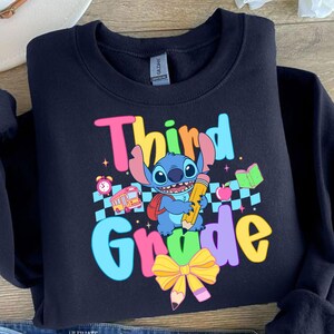 Preppy Cartoon Back to School Png Bundle, First Day of School Png, Cute ...