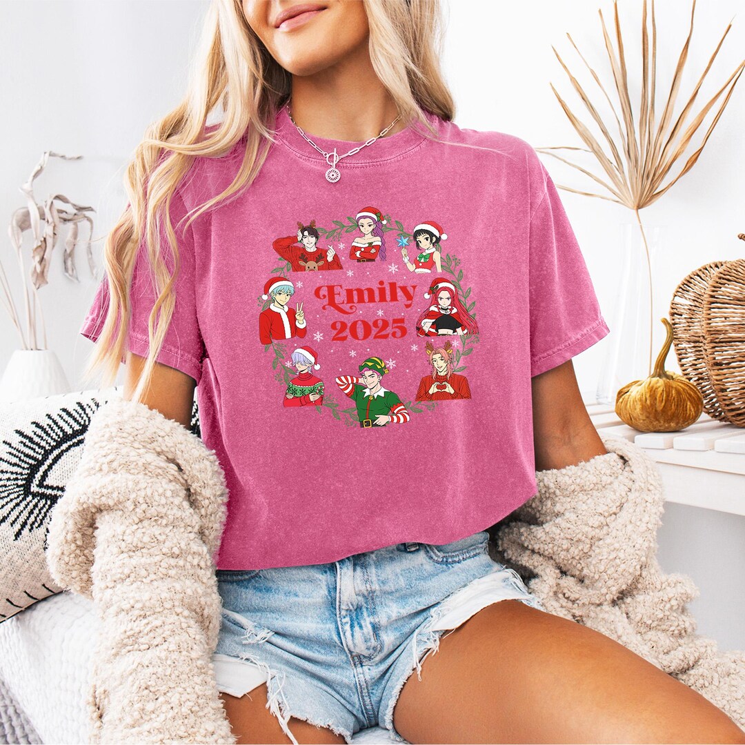 Kpop Huntrix Demon Hunters Tshirt,personalized Emily 2025 Christmas ...
