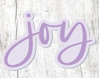 Joy Sticker | Etsy