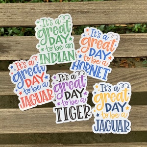 Personalized School Mascot Sticker, Mascot Sticker, School Sticker - Etsy