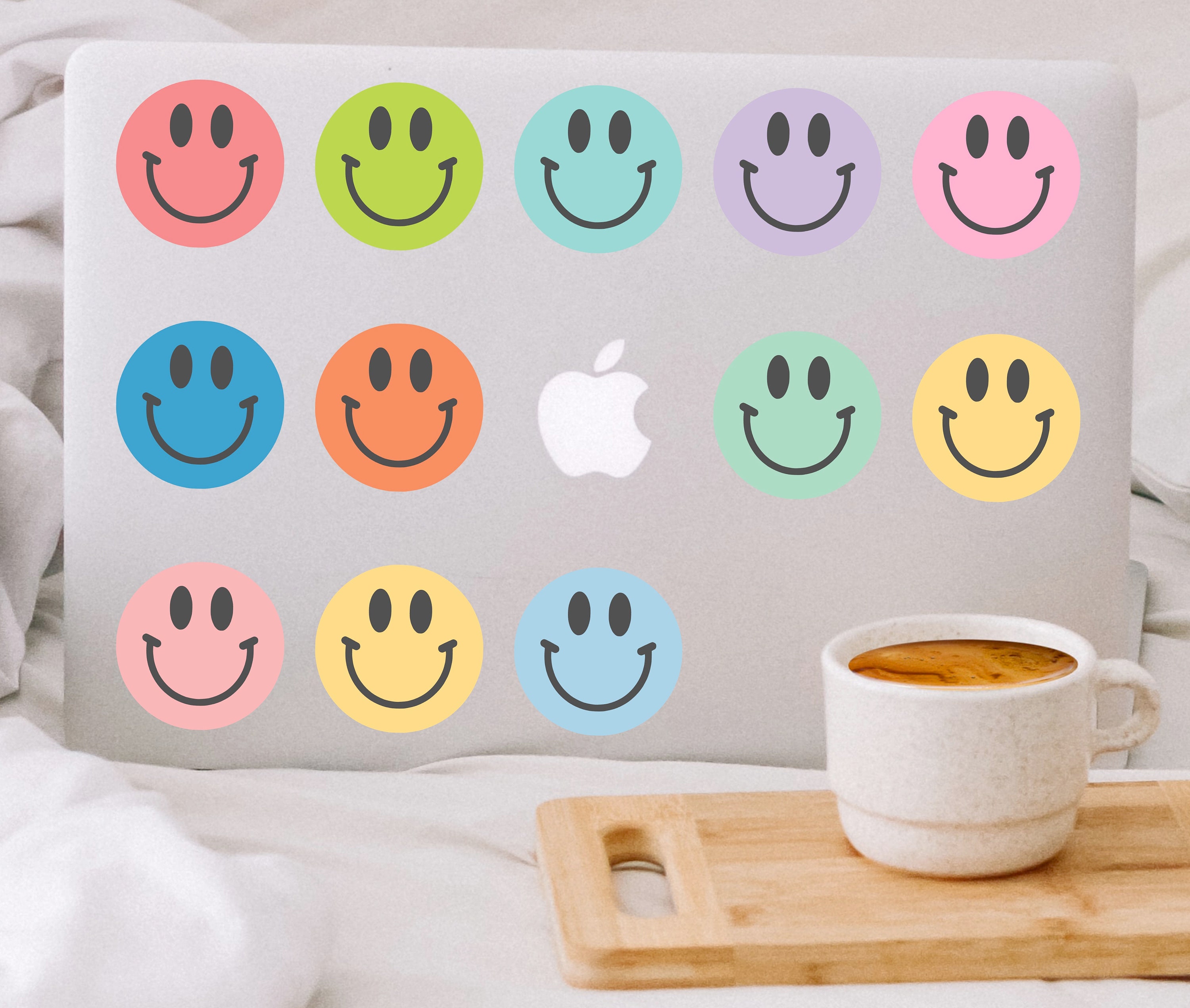 Smiley Face Sticker Smile Face Sticker Fun Happy Stickers | Etsy