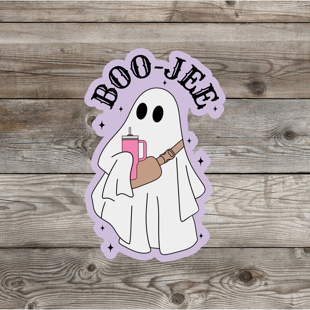 HALLOWEEN Water Bottle Stickers Ghost FALL Sticker Trendy Cute Sticker ...