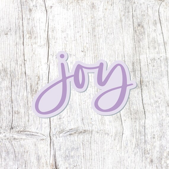 Joy Sticker Bible Study Christian Inspirational | Etsy