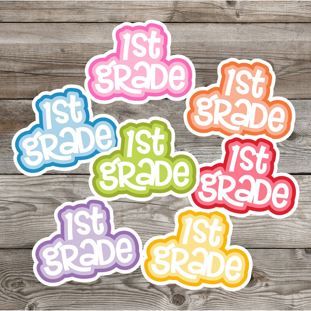 First 1st Grade Teacher Sticker Teacher Sticker - Etsy