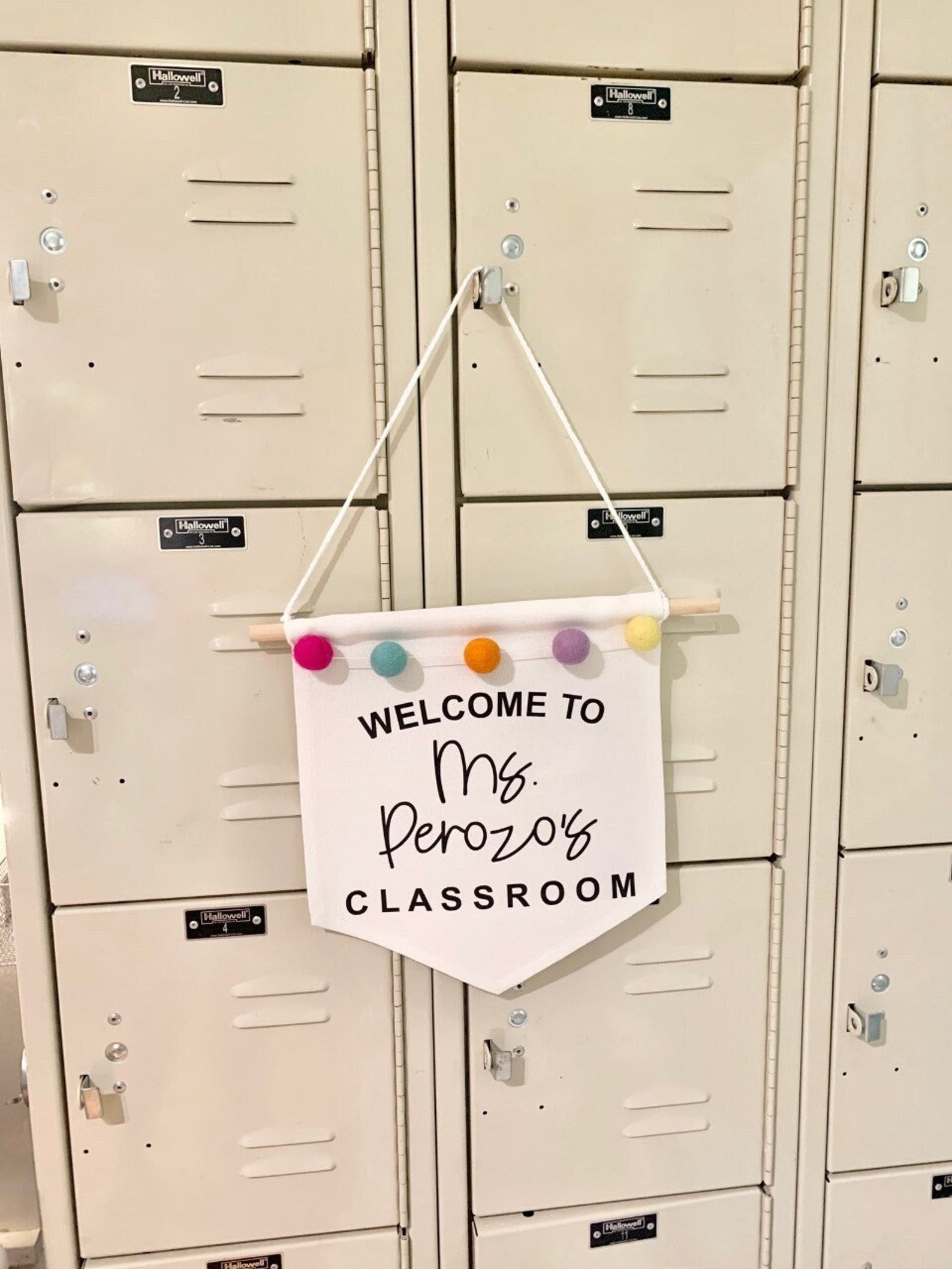 Personalized Teacher Door Hanger Boho Teacher Classroom - Etsy