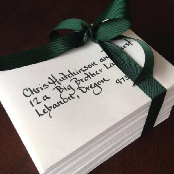 Envelope Handwriting Calligraphy Address Template - Etsy