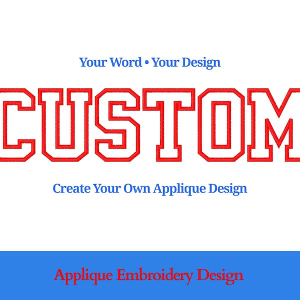 Name Applique - Etsy