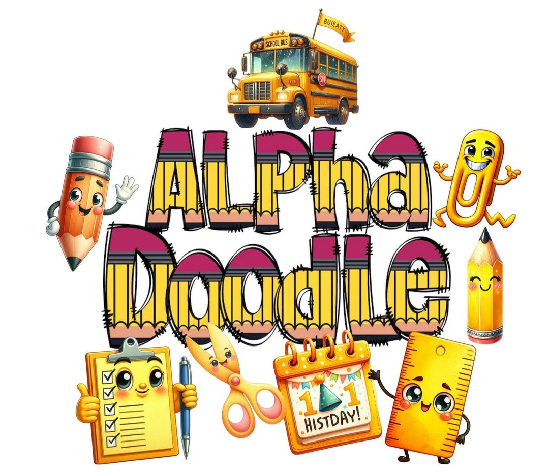Pencil Alpha Doodle Letters Alphabet PNG | Uppercase Lowercase Numbers ...