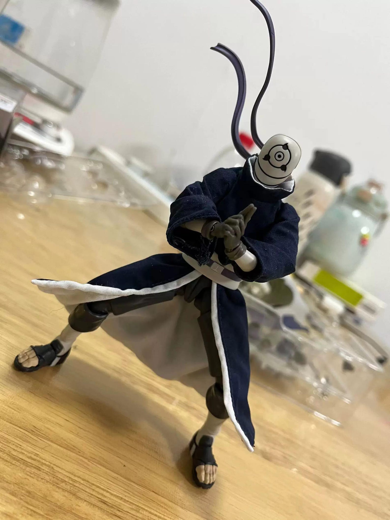 1/12 Scale SHF Uchiha Obito Custom Outfit Robe Pants Bandage for Naruto ...