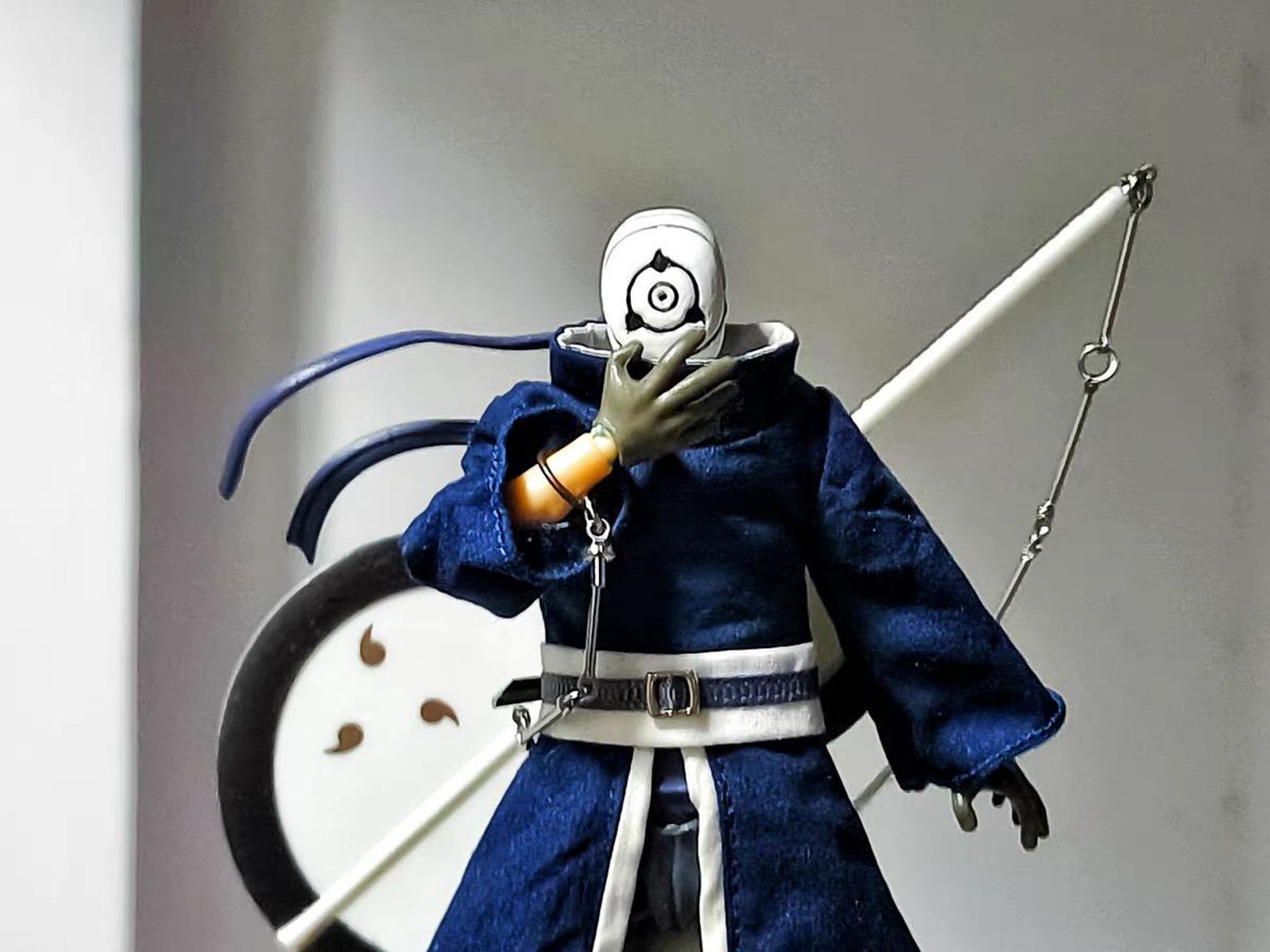 1/12 Scale SHF Uchiha Obito Custom Outfit Robe Pants Bandage for Naruto ...