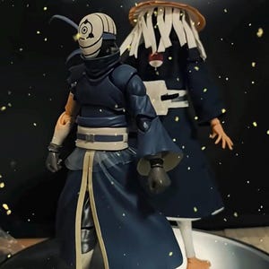 1/12 Scale SHF Uchiha Obito Custom Outfit Robe Pants Bandage for Naruto ...