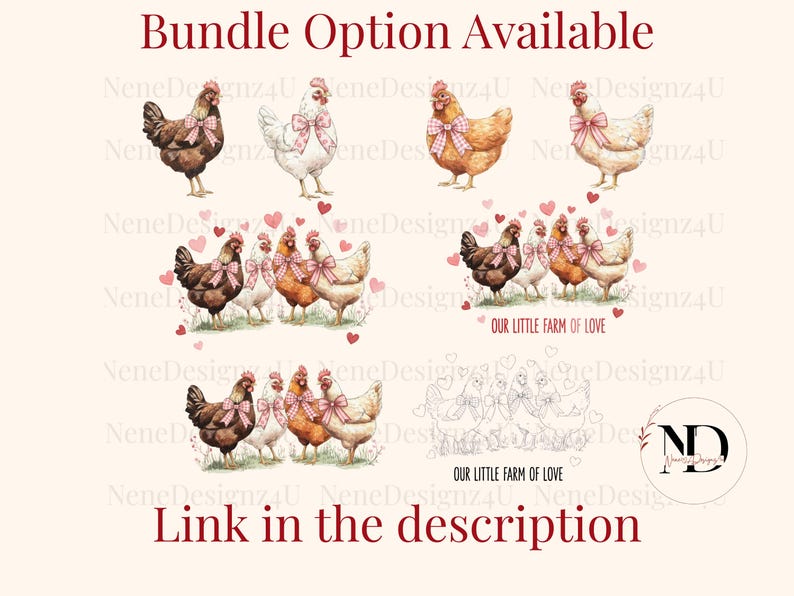 Valentine's Day Farm Chickens Png, Valentine Chickens, Our Little Farm ...