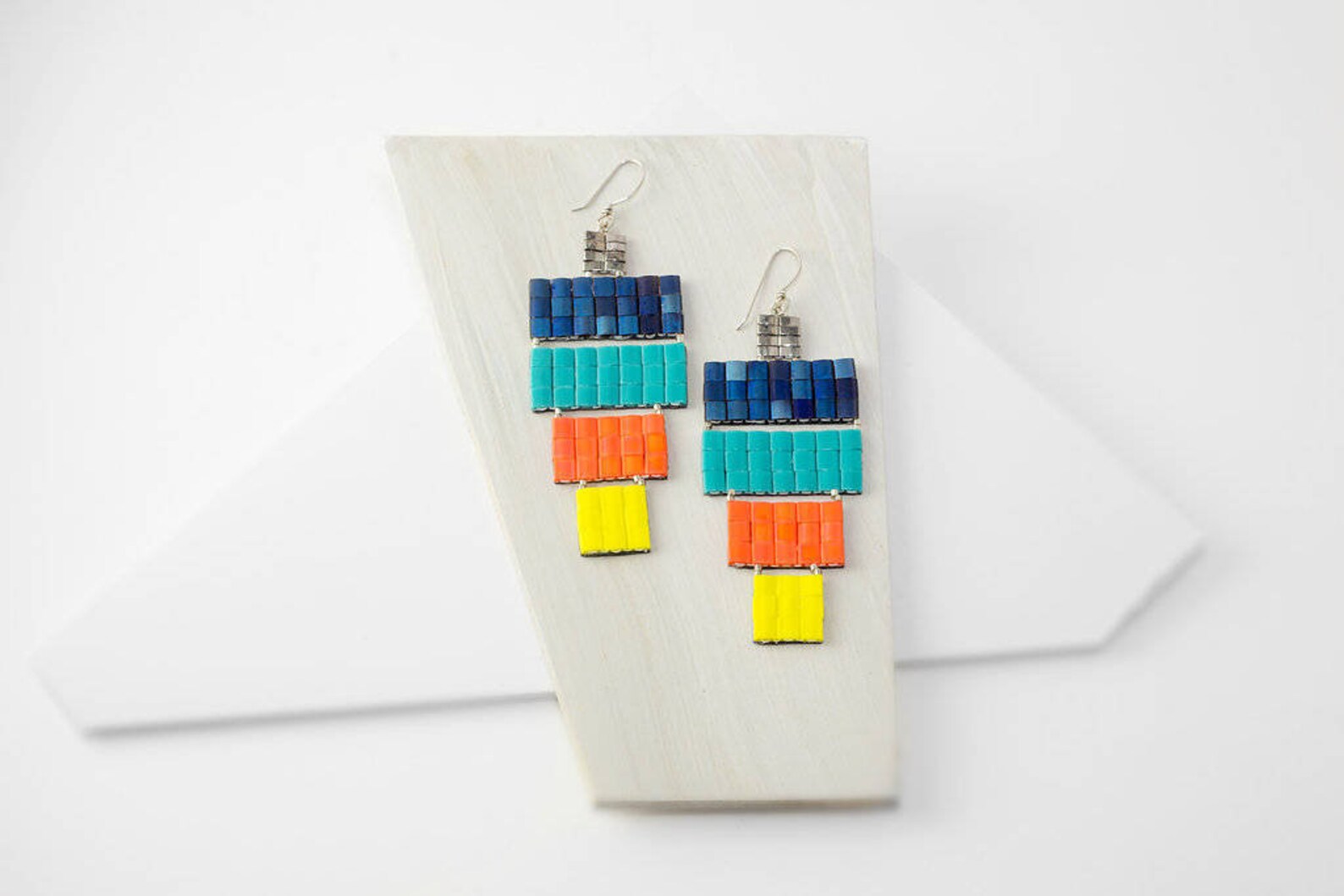 BUILDING BLOCK EARRINGS - Etsy