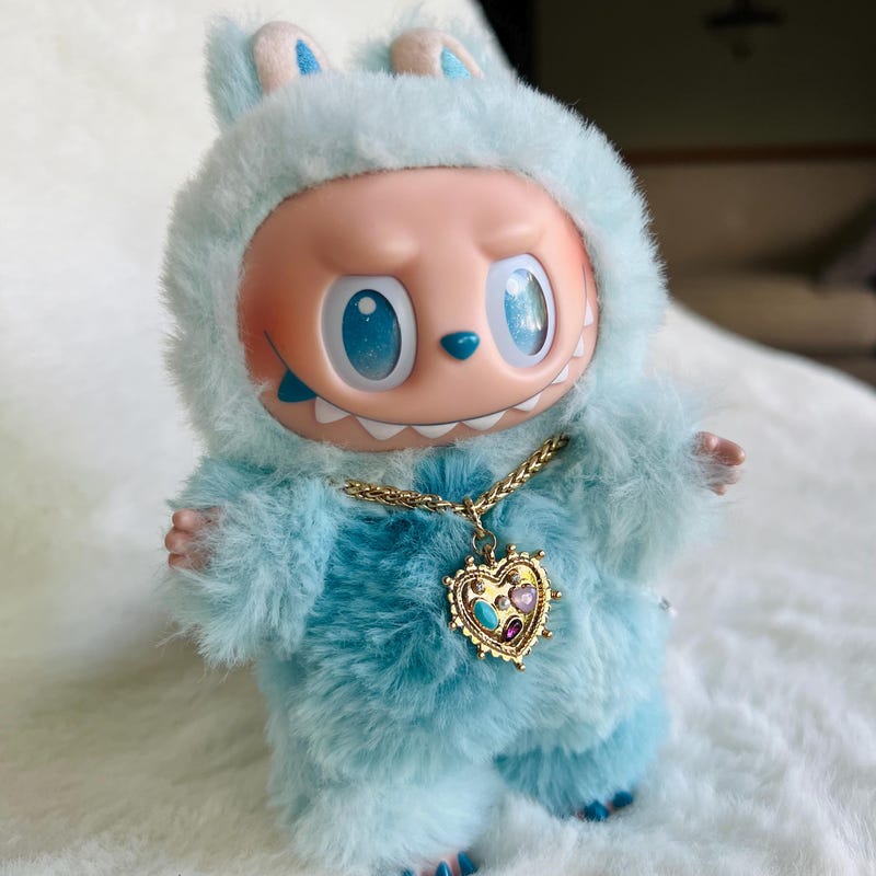 Gold Labubu Pendant - Etsy