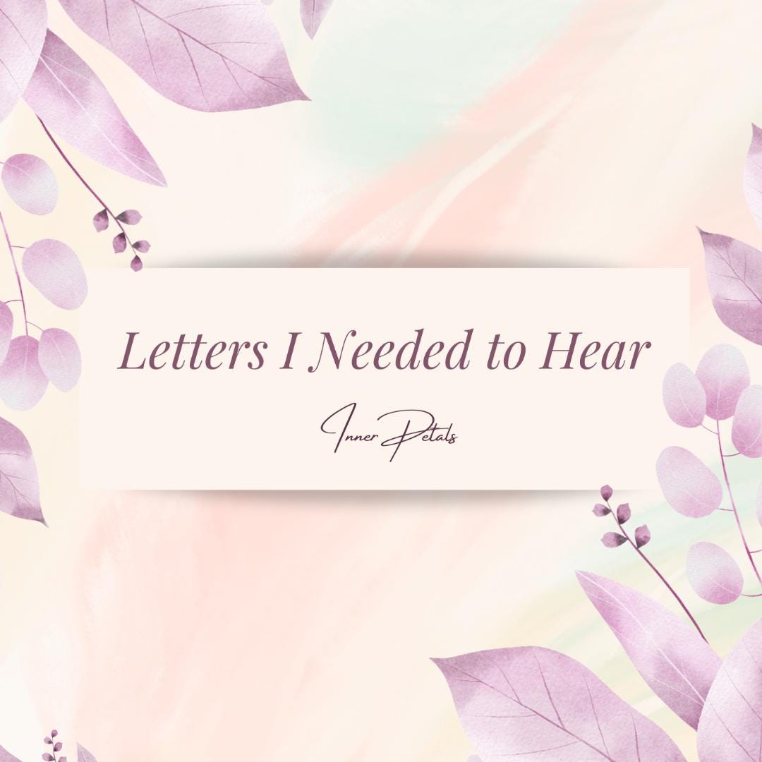 Comfort Letters - 10 Printable Self Care Letters, Mental Health Gift ...