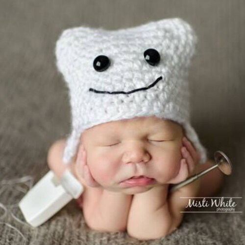 Baby Tooth Hat Dentist Baby Gift Sweet Tooth Hat Gift for - Etsy