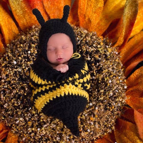 Newborn Bumblebee Prop Baby Shower Gift Bug Theme Nursery | Etsy