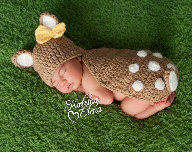 Baby Deer Outfit Fawn Outfit Gender neutral prop Baby | Etsy