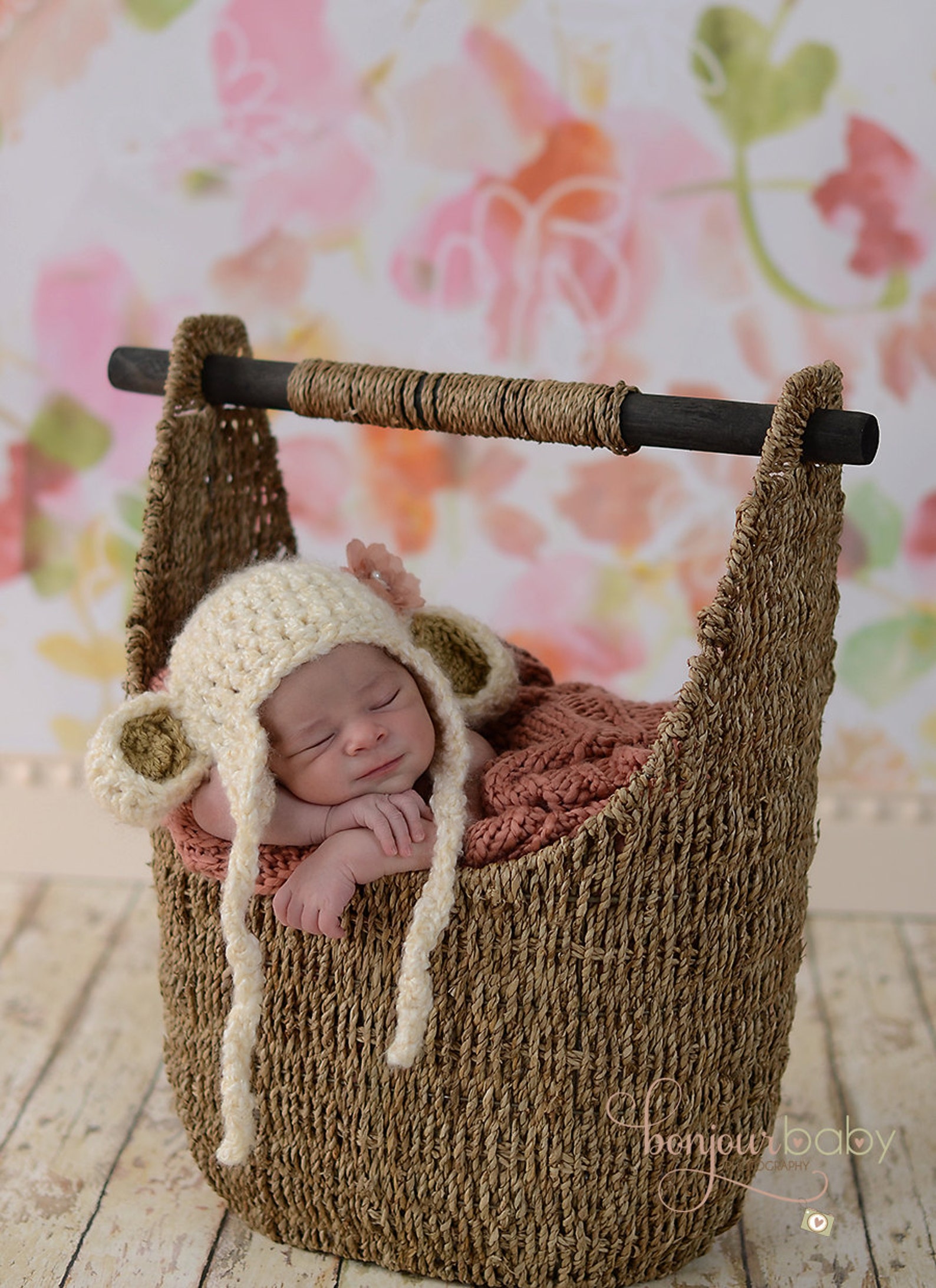 Baby Lamb Hat / Crochet Lamb Hat/ Easter Baby Hat/ Baby Girl - Etsy