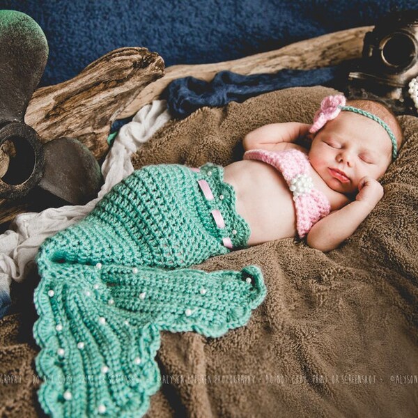Baby Mermaid Tail - Etsy