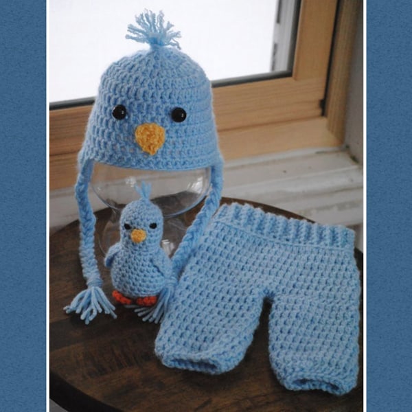 Crochet Bird Hat - Etsy