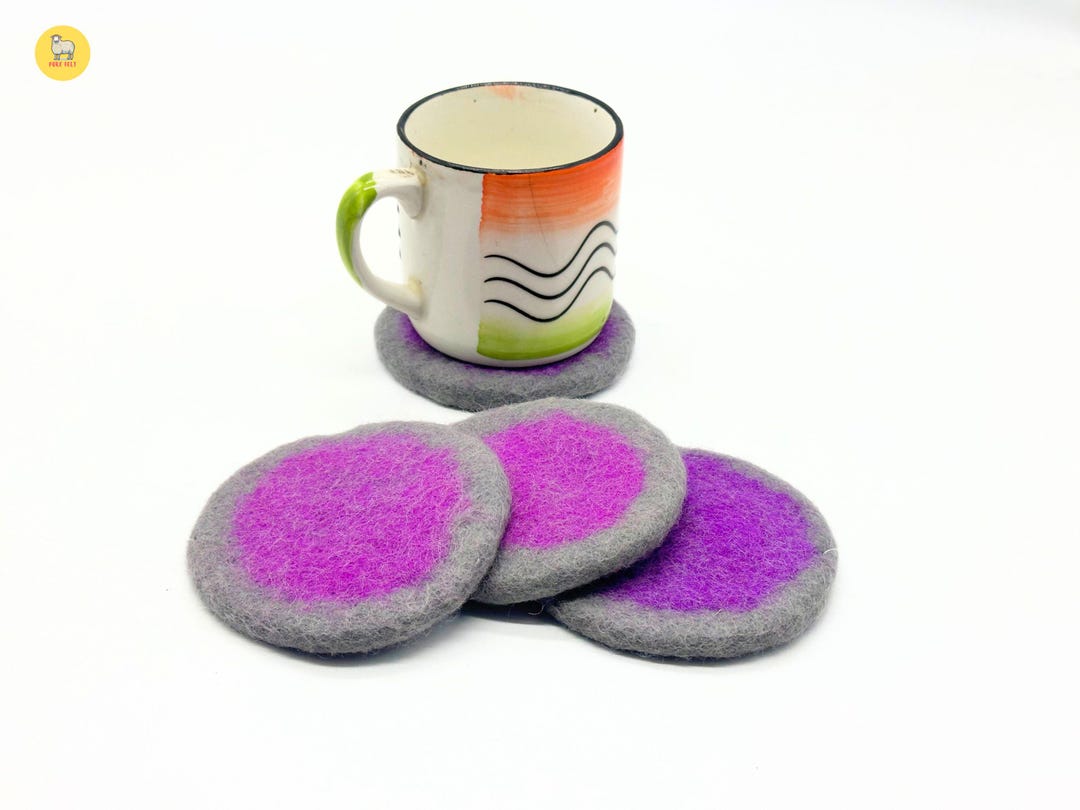 Felt Trivets for Table Protections |round Wool Trivet for Cup| Keeps ...