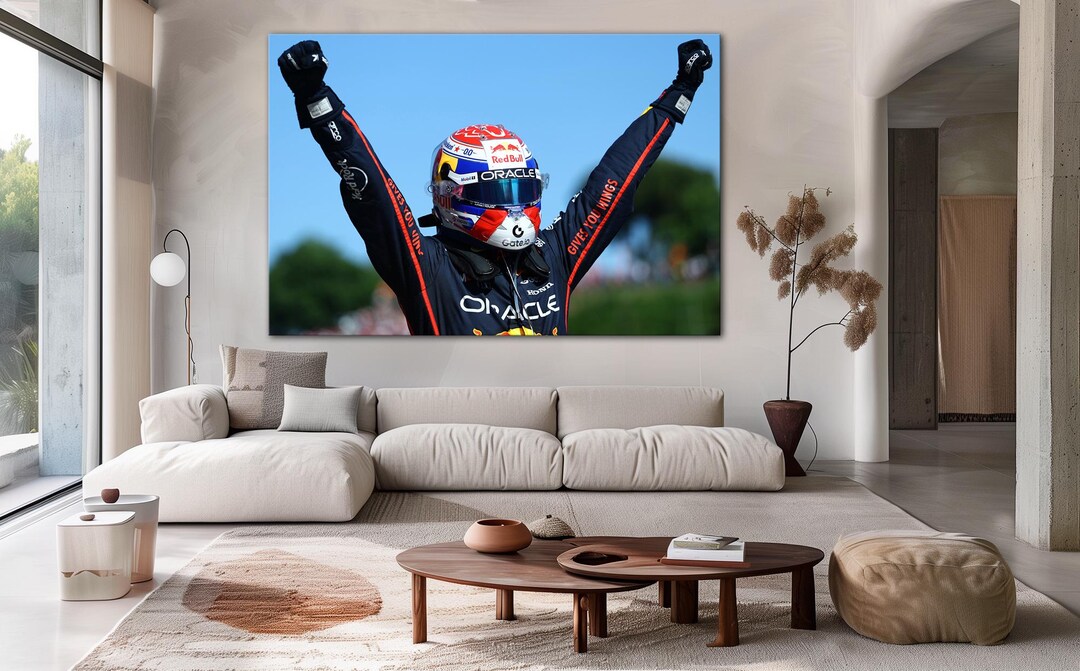 Formula One Canvas Wall Art: Modern Man Cave Decor - Etsy