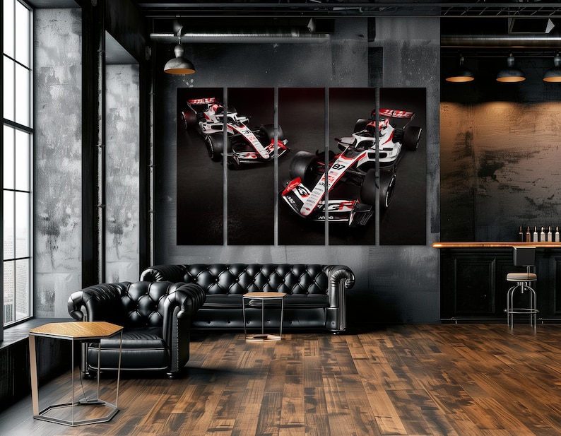 Formula One 2026 Racing Print Modern F1 Cars Canvas Wall Art Auto Sport ...