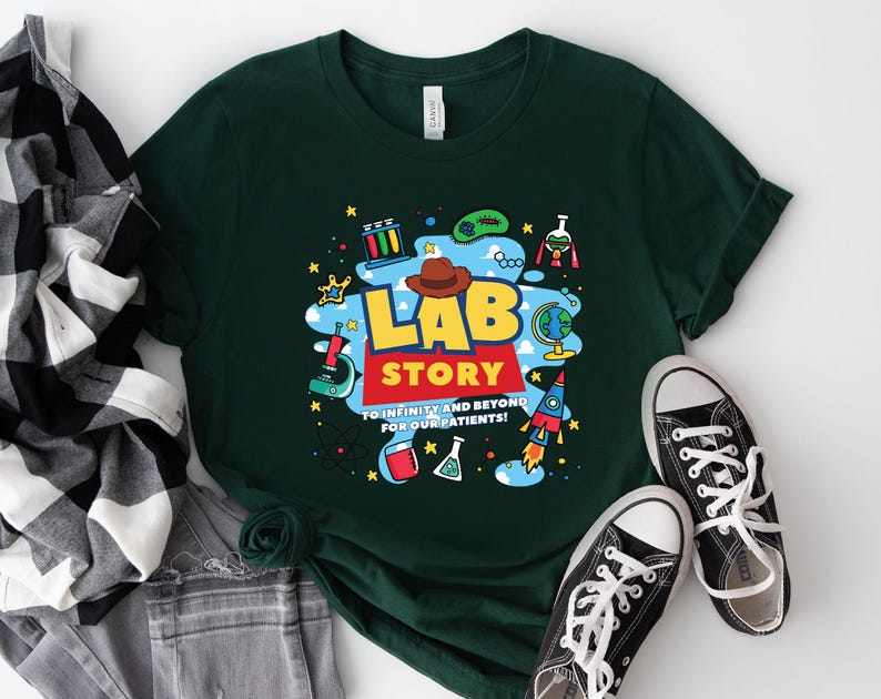 Lab Week 2026 Toy Story Shirt, Lab Story Science Team Tee, Funny Lab ...