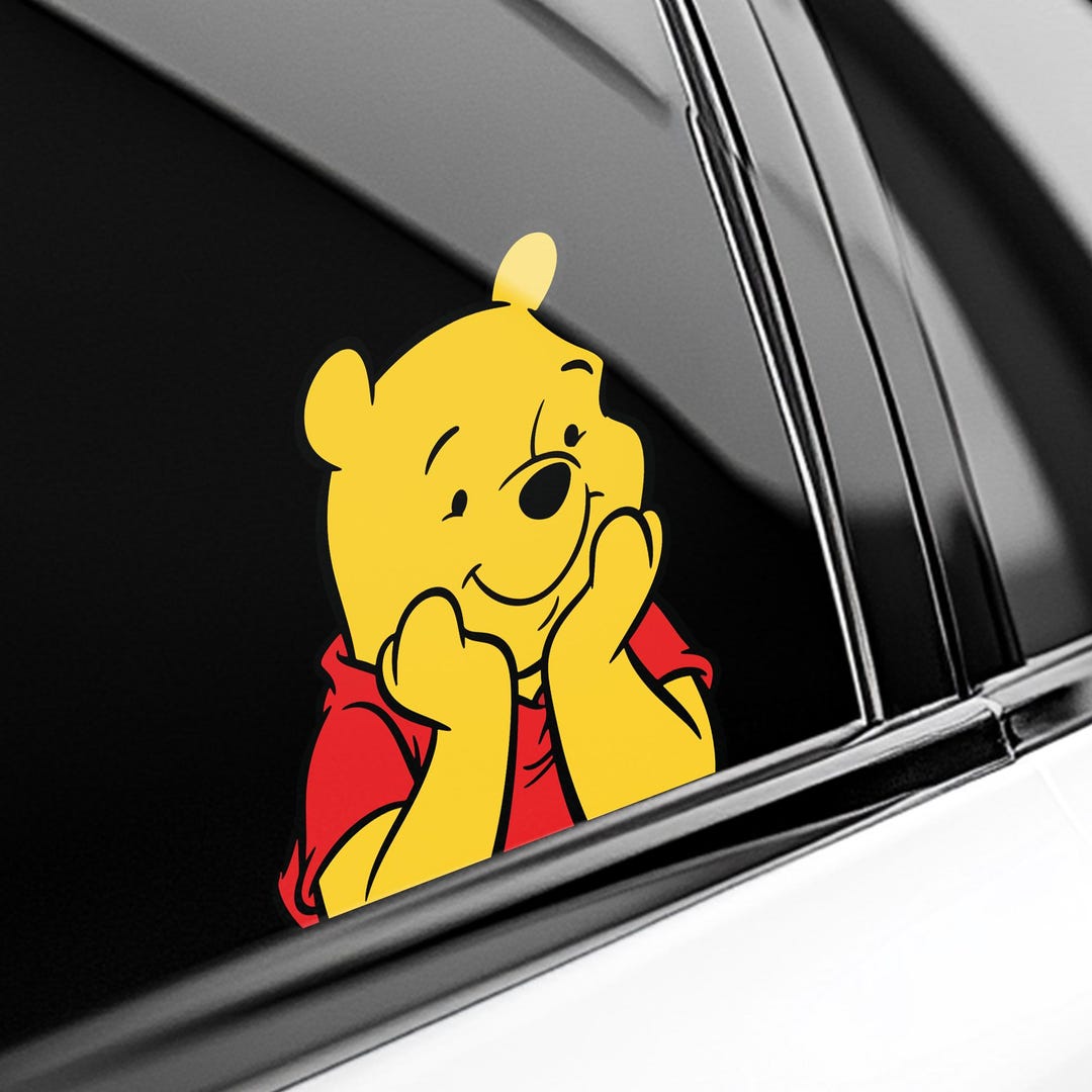 Winnie the Pooh Peekaboo Peeker Peeking Car Window Decal - Bumper ...