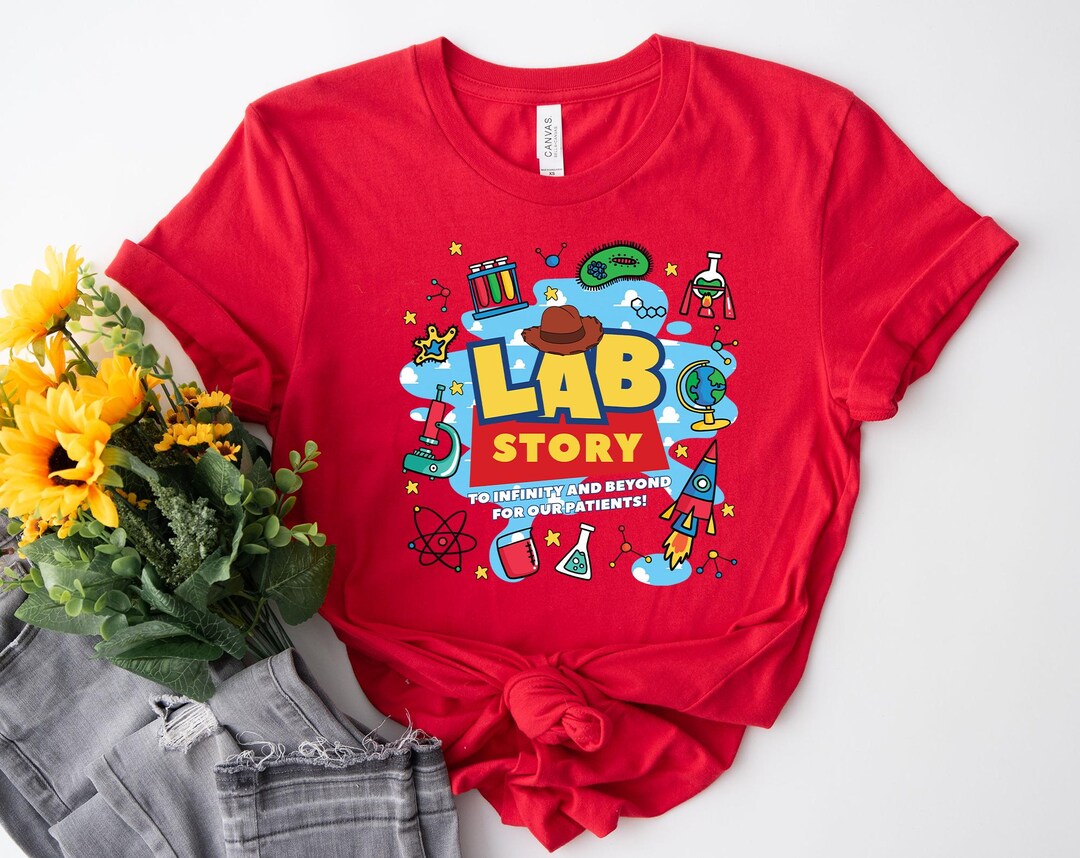 Lab Week 2026 Toy Story Shirt, Lab Story Science Team Tee, Funny Lab ...