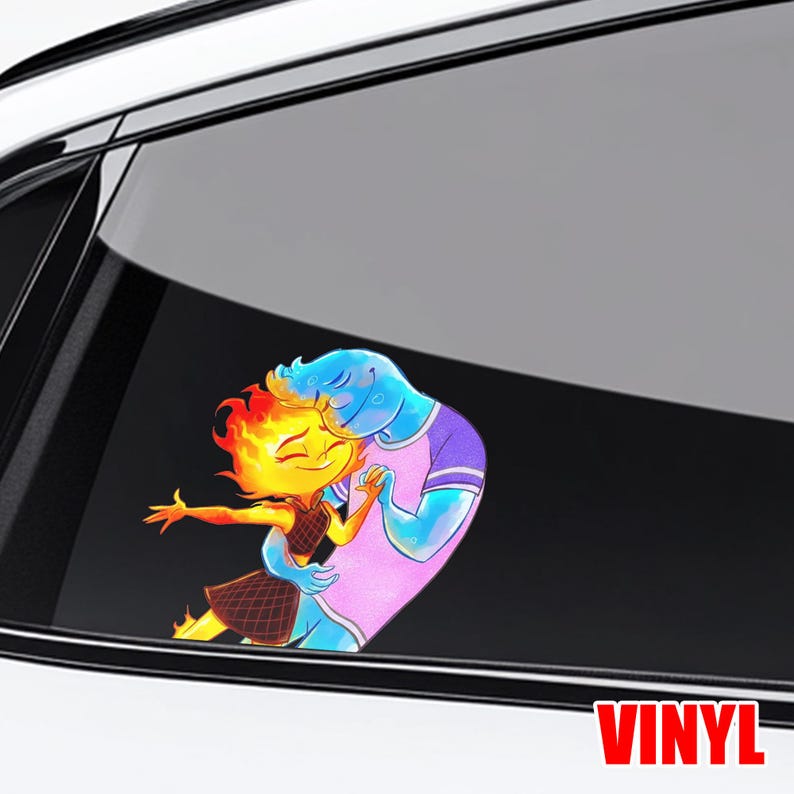 Disney Elemental Ember Wade Peeker Sticker – Vinyl Disney Elemental ...
