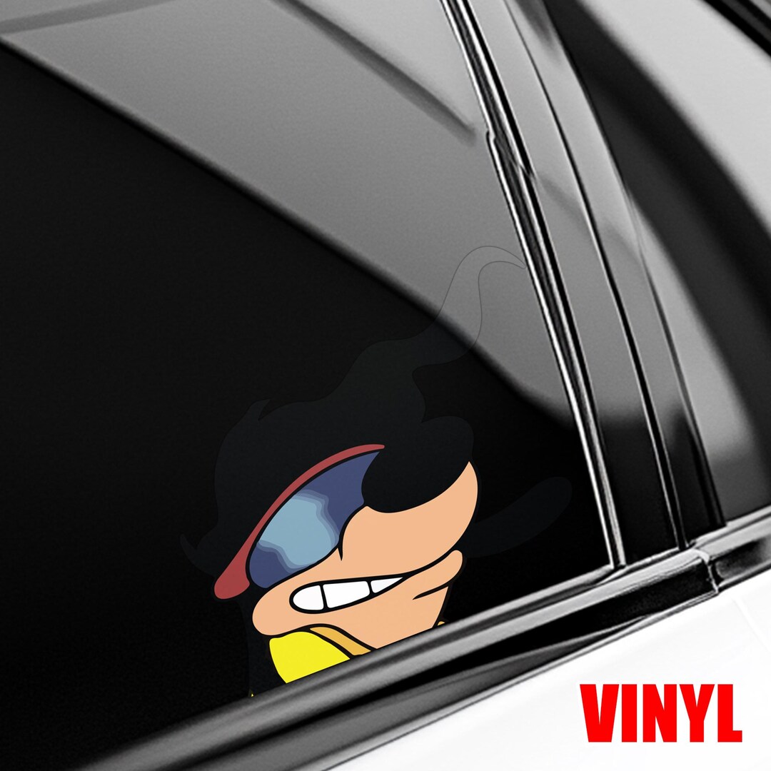 The Goofy Movie Peeker Stickers – Goofy Vinyl Decals, Waterproof Disney ...
