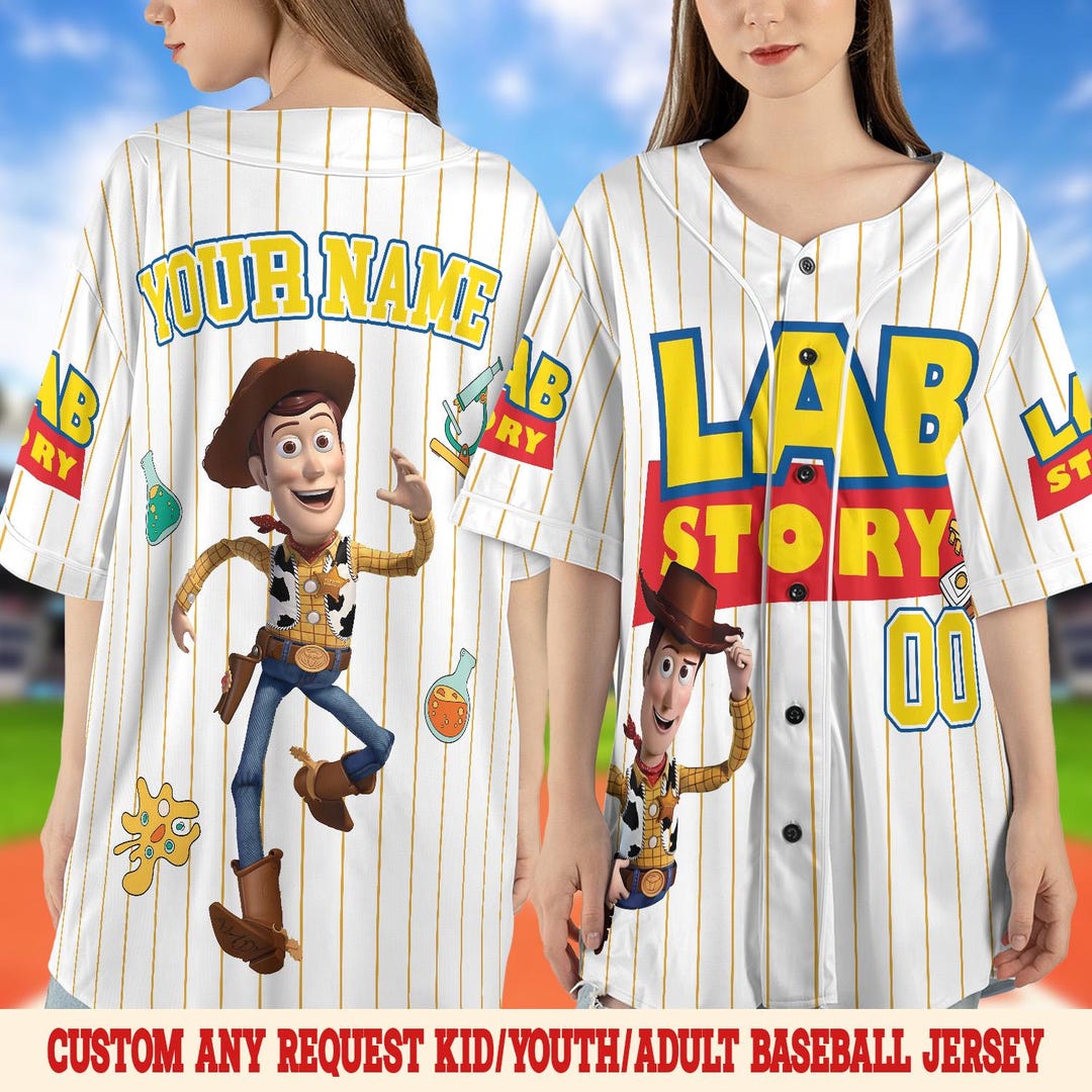 Lab Week 2026 Toy Story Jersey, Funny Lab Tech Baseball Jersey, Medical ...