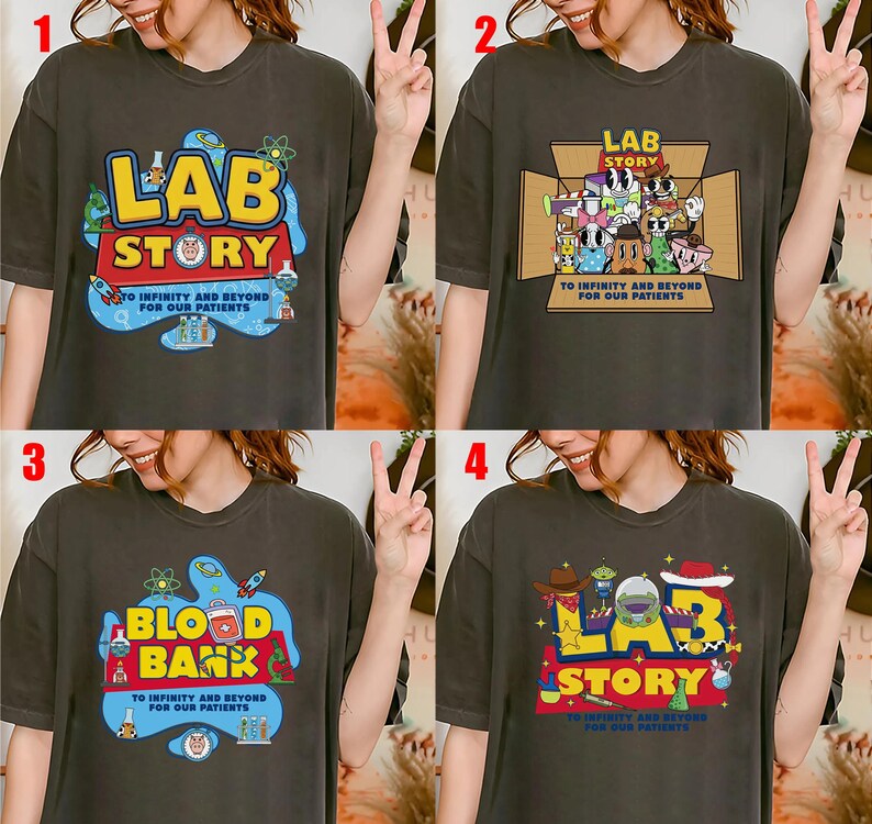 Lab Week 2026 Toy Story Shirt, Lab Story Science Team Tee, Funny Lab ...