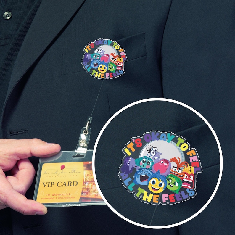 Disney Inside Out Badge Reel, Today is A Core Memory Day Joy ...