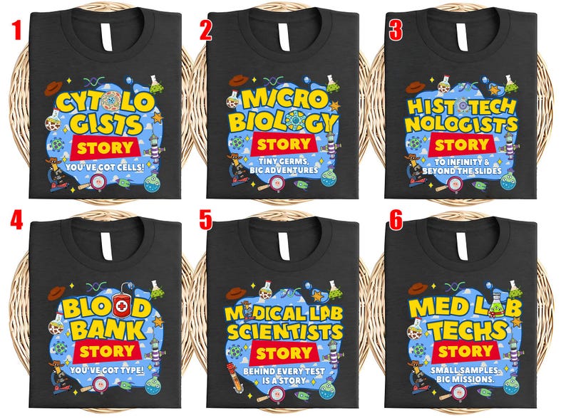 Lab Week 2026 Toy Story Shirt, Lab Story Science Team Tee, Funny Lab ...