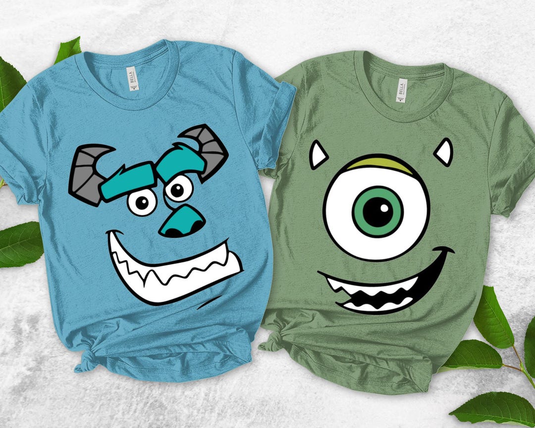 Disney Monsters University Cosplay Shirt, James P. Sullivan & Mike ...
