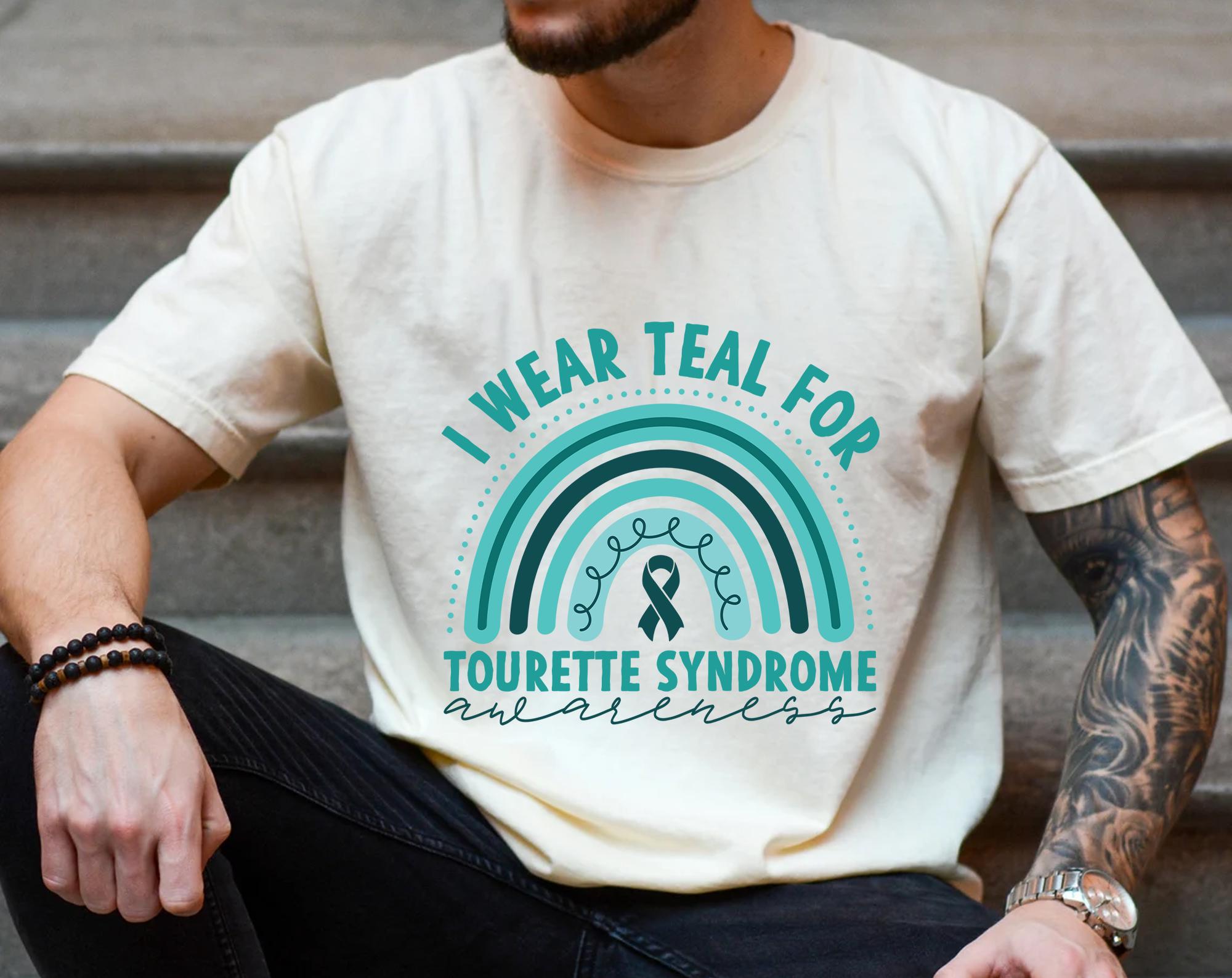I Wear Teal for Tourette's Syndrome Awareness PNG, in May We Wear Teal ...