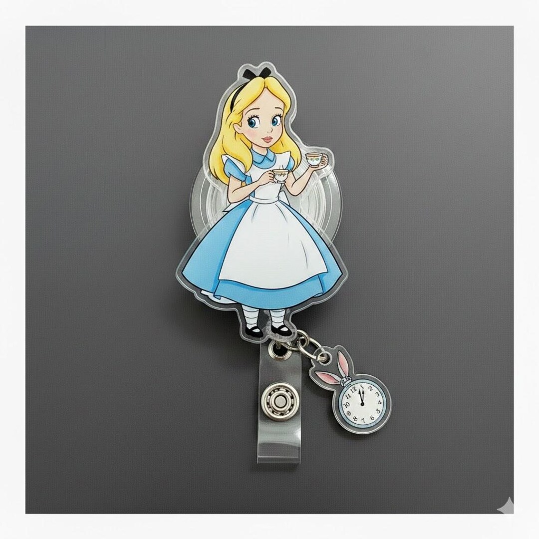 Cinderella Badge Reel, Disney Princess ID Holder, Fairy Tale Nurse Reel ...