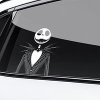 Jack & Sally Face Decal, Halloween Car Bumper Sticker - Etsy