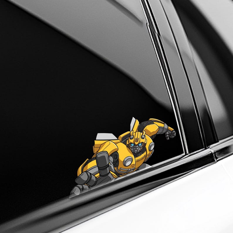 Transformers Peeker Peeking Car Window Decals - Bumper Waterproof ...