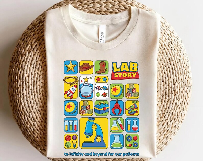 Lab Week 2026 Toy Story Shirt, Lab Story Science Team Tee, Funny Lab ...