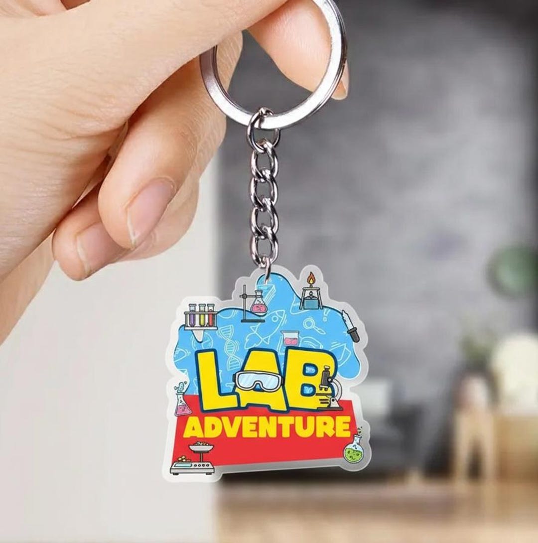 Lab Week 2026 Keychain, Funny Laboratory Gift, Medical Lab Tech Week ...